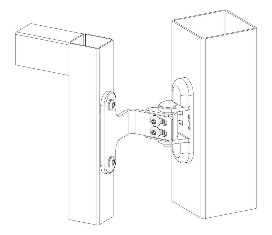 Стоманени панти 3DM за метални и алуминиеви врати | Росима